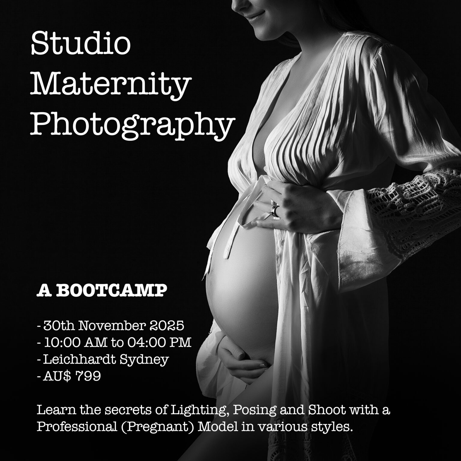 Maternity Photography & Lighting Bootcamp – IIFP